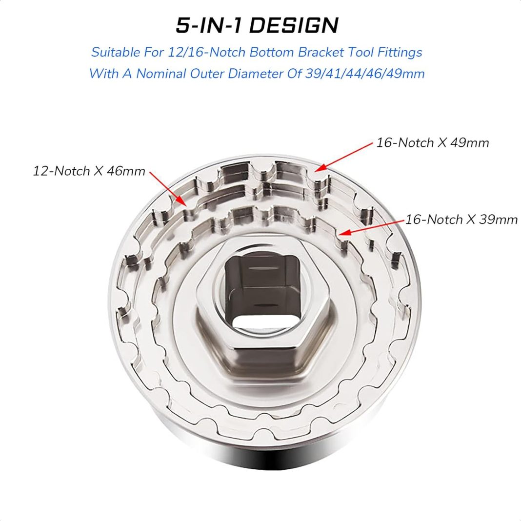 Versatile 5-in-1 Bike Bottom Bracket Tool Review - BikeGET | The Best ...