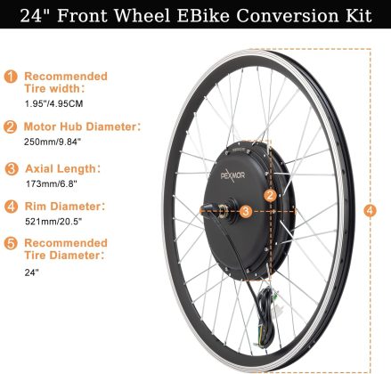 PEXMOR Electric Bike Conversion Kit Review - BikeGET | The Best Cruiser ...