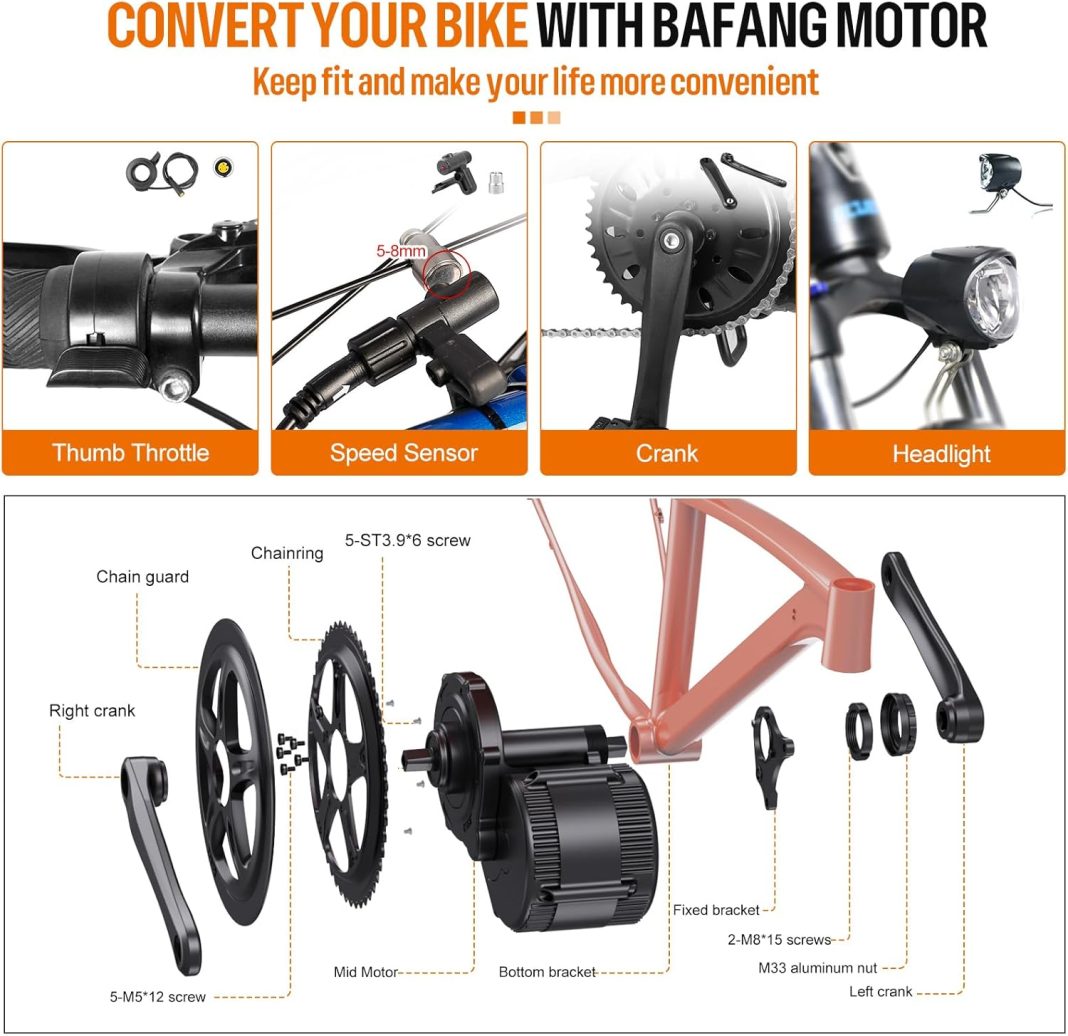 BAFANG BBS02 48V 750W Mid Drive Kit Review - BikeGET | The Best Cruiser ...